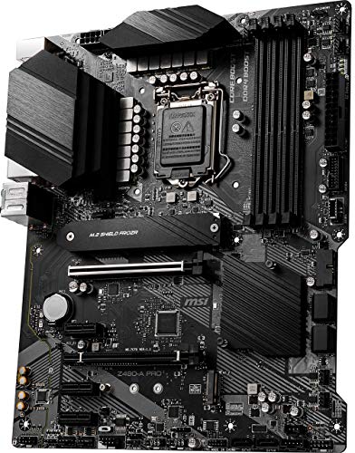 MSI Z490-A PRO ProSeries ATX Motherboard (10th Gen Intel Core, LGA 1200 Socket, DDR4, Dual M.2 Slots, USB 3.2 Gen 2, 2.5G LAN, DP/HDMI) (Renewed)