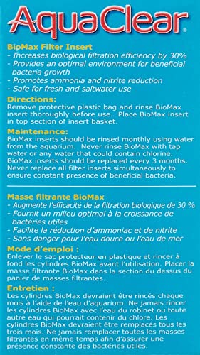 AquaClear 20 BioMax, Aquarium Filter Replacement Media, A1370A1