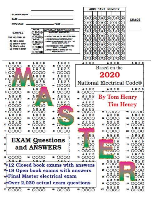 2020 Master Electrician Exam Questions & Answers by Tom Henry