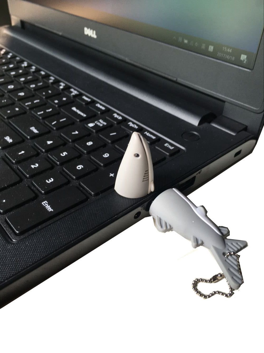 Aneew Gray Pendrive 32GB U Disk Shark Fish USB Flash Drive Memory Thumb
