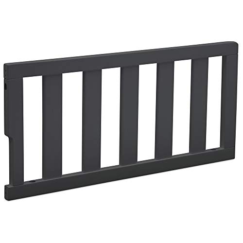 Delta Children Bennington Elite Toddler Guardrail #550725, Charcoal Grey