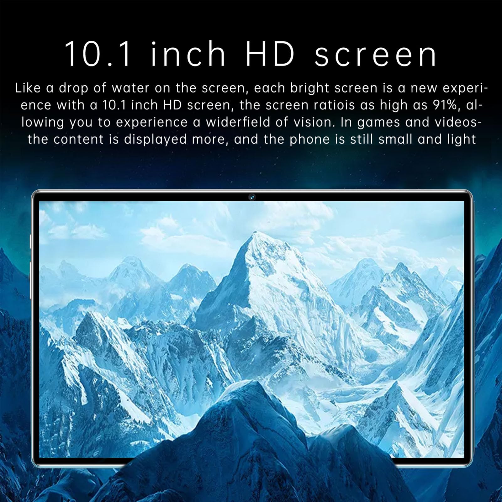 2 in 1 10.1 Inch Tablet for Android 12 with Keyboard and Mouse, 2.4GHz and 5G WiFi, 2.0Ghz 8 Core CPU, 8 + 256G, 1960 x 1080 FHD HD, Bluetooth 5.0, 8MP + 16MP, 4G Calling (US Plug)