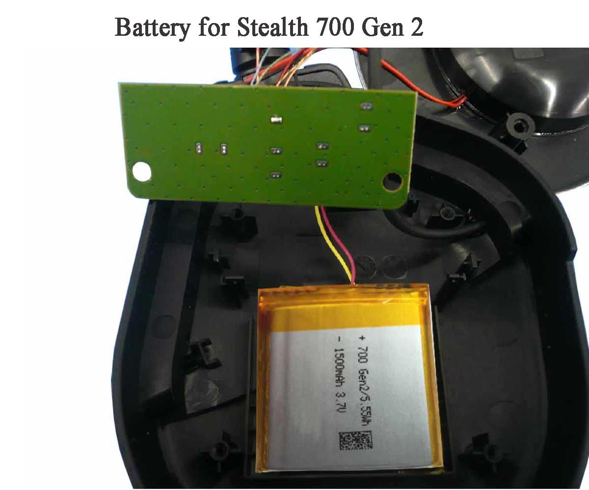 AOLIKES 3.7V 1500mAh Replacement Battery for HyperX Cloud Flight Cloud Alpha, ROCCAT Syn Max Air PC Wireless Gaming Headset and Turtle Beach Stealth 700P Gen 2, 700X Gen 2 Gaming Headset