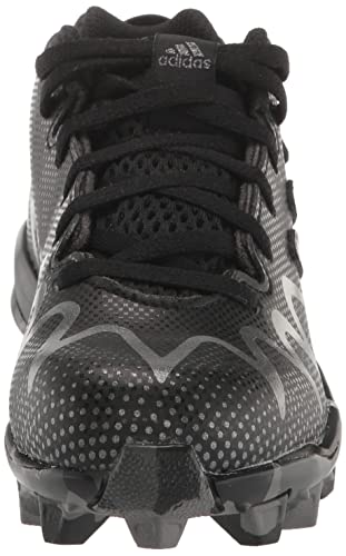 adidas Freak Spark MD-Team Football Shoe, Black/Night Metallic/Black, 13 US Unisex Little Kid