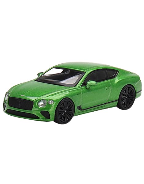 2022 Bentley Continental GT Speed Apple Green Met. Limited Edition to 1200 Pieces Worldwide 1/64 Diecast Model Car by True Scale Miniatures MGT00473