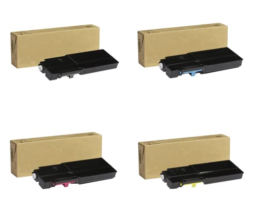 Ampro Reengineered OEM Toner Cartridge - for Xerox VersaLink C405 C400 C400D C400DN MFP C405DN C405N C405 - | 106R03524 106R03525 106R03526 106R03527 - Extra High Yield (4 Pack)