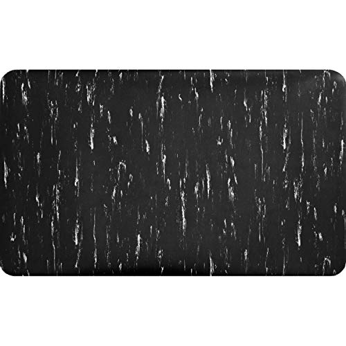 Amazon Basics Anti-Fatigue Mat Marbleized Composite Mat 7/8" Thick 3x5 Black/White
