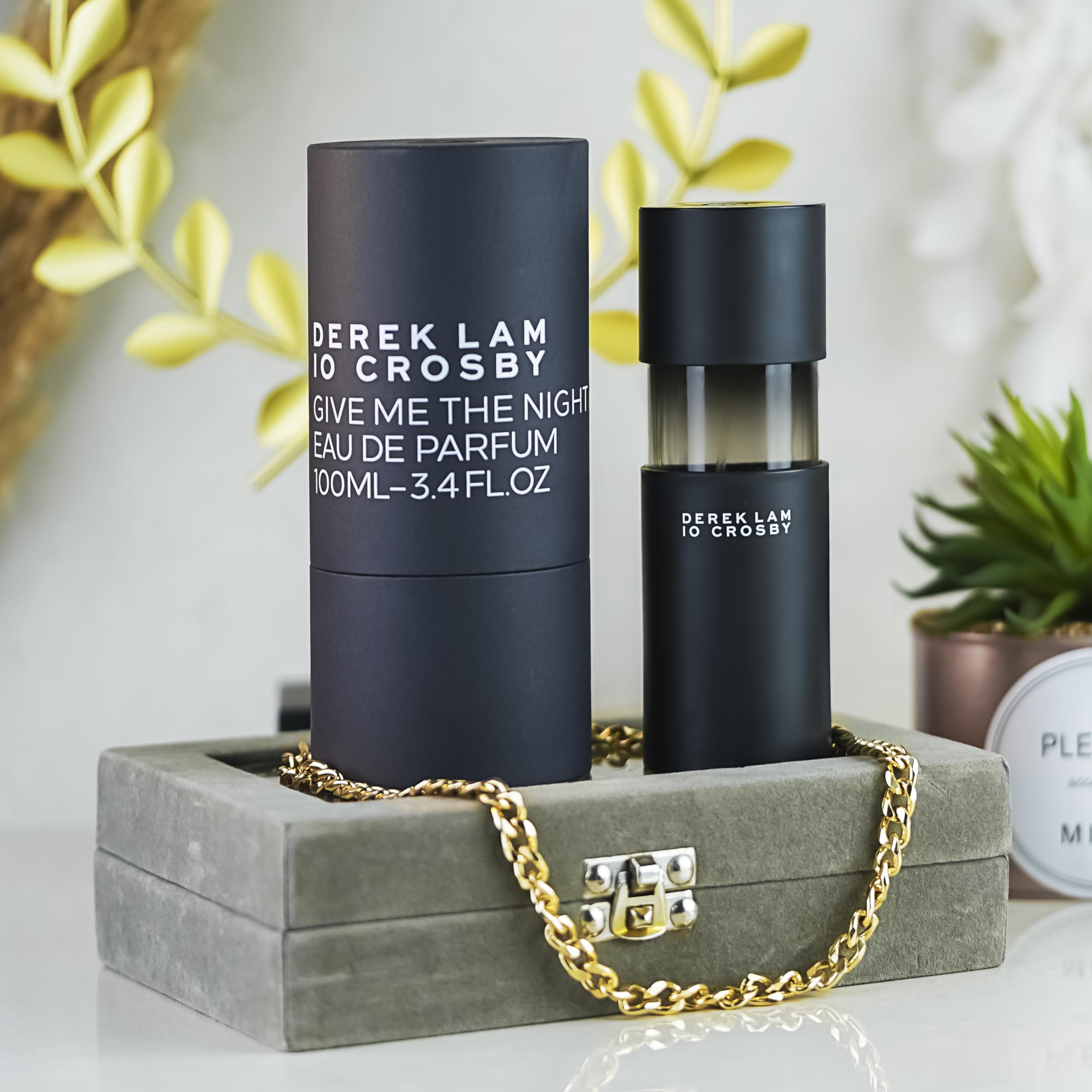 Derek Lam 10 Crosby - Give Me The Night - 3.4 Oz Eau De Parfum - A Mysterious, Rich, Warm Scent For Women - Perfume Spray With Floral, Powdery, Mossy, Amber Notes