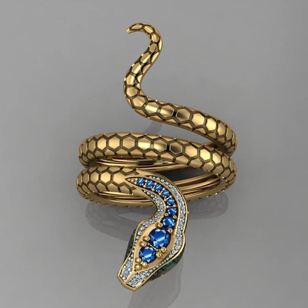 1pc Snake Ring Fashion Finger Decor Chic Finger Ring Finger Ring for Men Women Stylish Finger Ring Copper Ring Creative Finger Ring Unique Finger Ring Versatile Ring Finger Jewelry