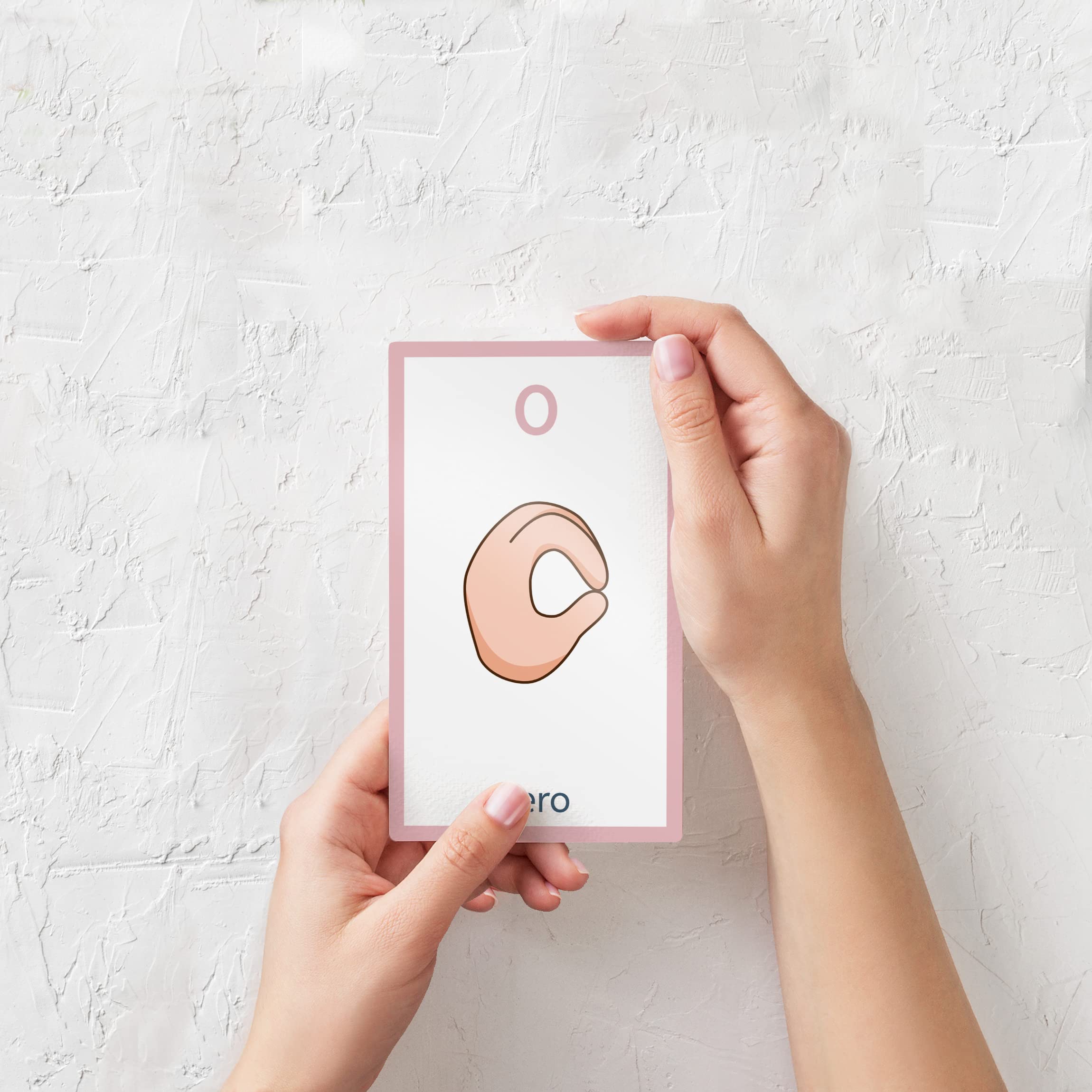 American Sign Language Flash Cards - 56 ASL Flash Cards for Kids, Babies, Toddlers. Sign Language for Kids Includes Alphabet, Numbers, Days, & Months. ASL Cards with Pictures and Descriptions.