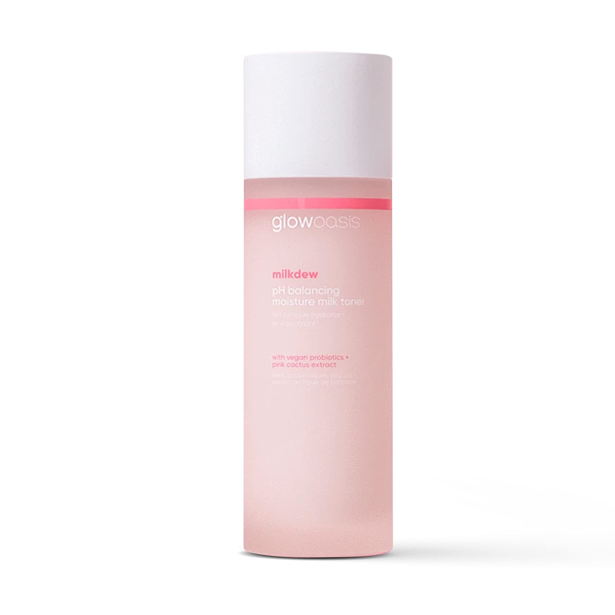 glowoasis Milkdew pH Balancing Skin Care Toner | 2-in-1 Moisturizing Skincare Toner |Hydrating Toner for Face | Facial Skin Care Products| Vegan Face Toner for Women & Men