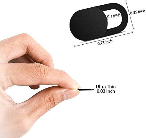 ANAB GI Webcam Cover Slider, Laptop Camera Cover 0.027in Ultra-Thin Fits Echo Spot Smartphones Tablet