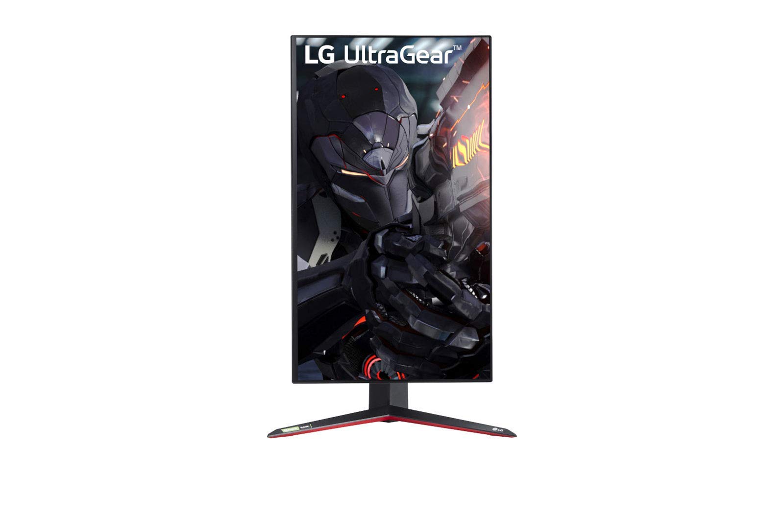 LG 27'' Ultragear 4K UHD Nano IPS 1ms 144Hz G-Sync Compatible Gaming Monitor, Black (27GN95B-B) (Renewed)