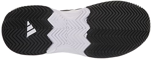 adidas Men's GameCourt 2 Tennis Shoe, White/Core Black/White, 8