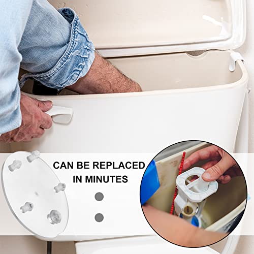 4 Pack Replacement for Vormax Toilet Tank Flapper Seal Gasket 3ββ, Silicone Toilet Flapper Seal Compatible with American Standard 7381424-100.0070A