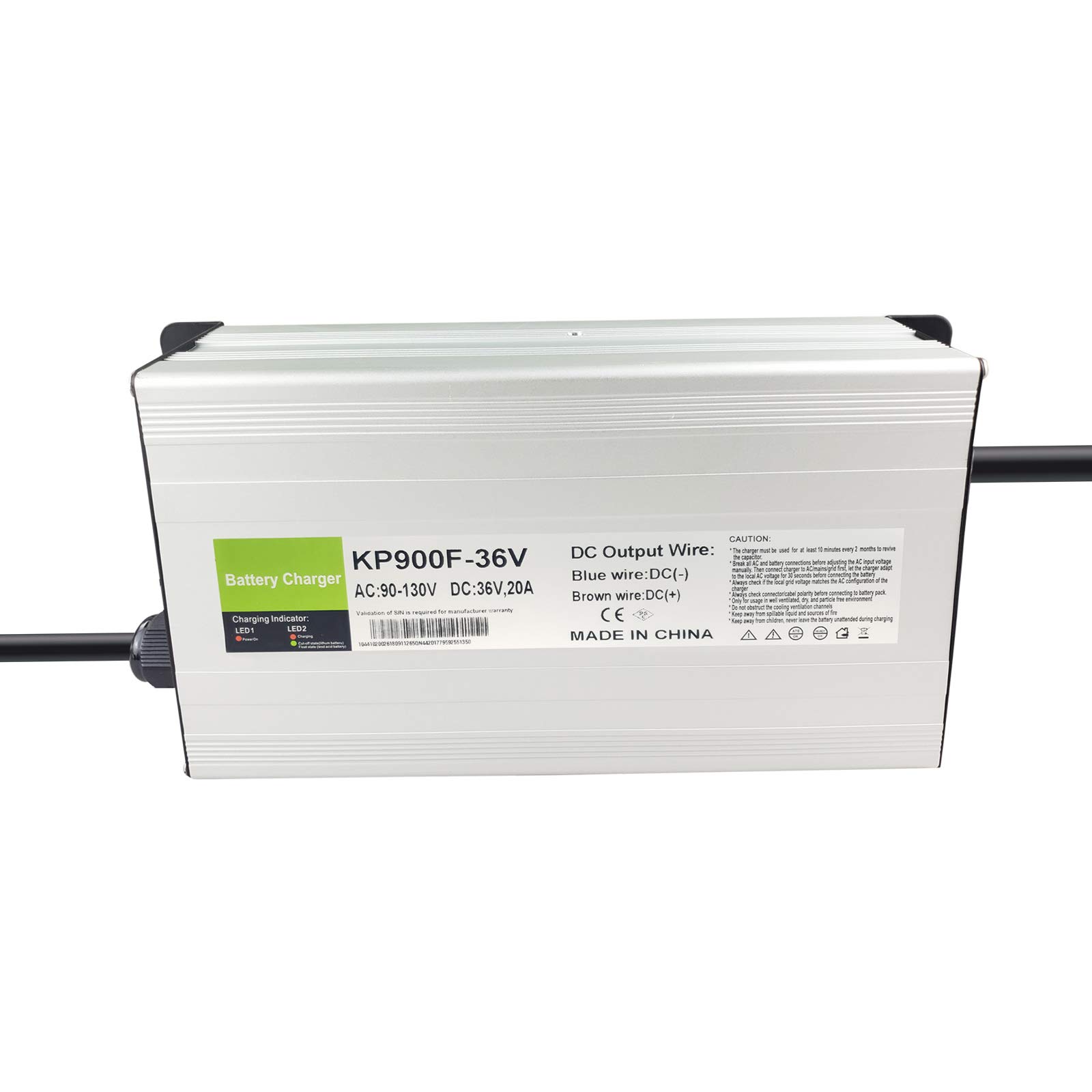 Golf Cart Battery Charger 36V 20A for EZGO EZ-GO TXT 36 Volt Golf Cart Battery D-Plug/powerwise Plug