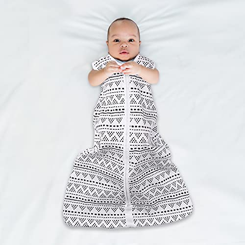 The Peanutshell Wearable Blanket Sleep Sack for Baby Boys or Girls, Llama & Tribal Stripe, Sizes up to 12 Months (Medium/Large)