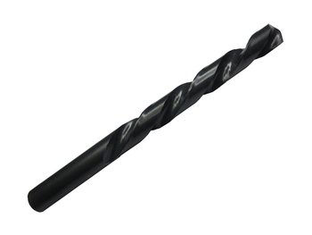 6 Pcs, 1/4" Hss Black Oxide Jobber Length Drill Bit, Qualtech, Dwdn1/4, Number Of Flutes: 2; Cutting Direction: Right Hand, Flute Length: 2-3/4"; Overall Length: 4"