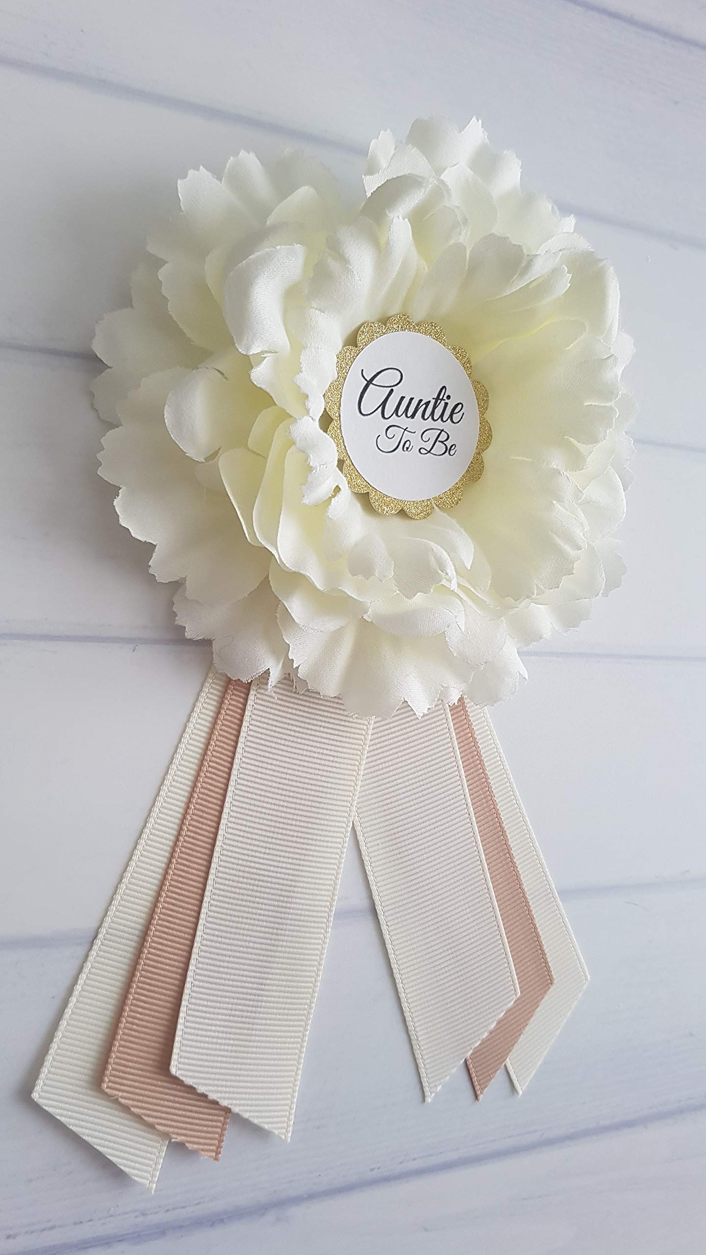 LMC Mom To Be Sash and Dad To Be Pin | Baby Shower Sash and Corsage | USA Handmade