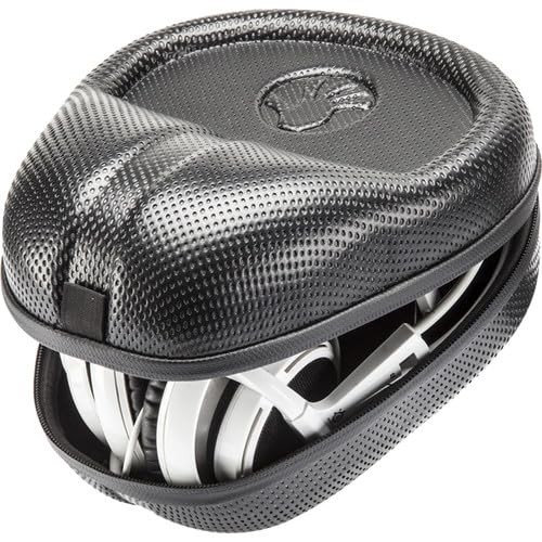 Audio-Technica ATH-M40x Professional Studio Monitor Headphones + Slappa Full Sized HardBody PRO Headphone Case (SL-HP-07)