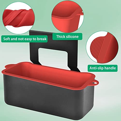 Dendrobium 2 Pcs Silicone Blackstone Grill Grease Cup Liners, Blackstone Drip Pan Liners, Reusable Blackstone Griddle Grease Catcher, Blackstone Tray Liner, 8” X 3” X 3.7”