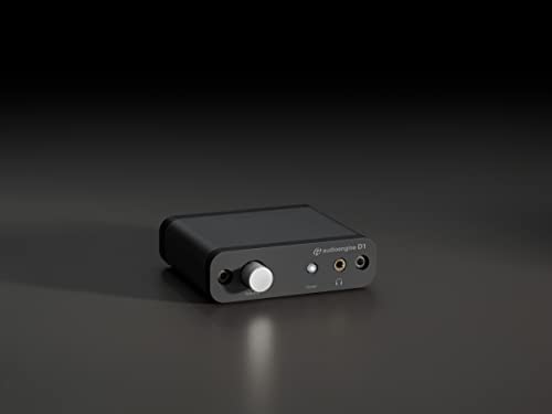 Audioengine D1 32-bit Portable Headphone Amp and USB DAC AMP, Preamp, Laptop Desktop Headphone Amplifier, Optical Inputs, High Definition Audio (2nd Gen)