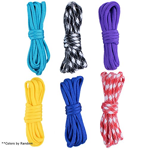 Adjustable Length Paracord Jig Bracelet Maker - Wooden Frame Jig - Paracord Braiding and Weaving DIY Craft Tool Kit - 550 Paracord and Buckles Included