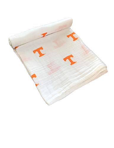 Three Little Anchors University of Tennessee Muslin Swaddle Blanket 47x47in