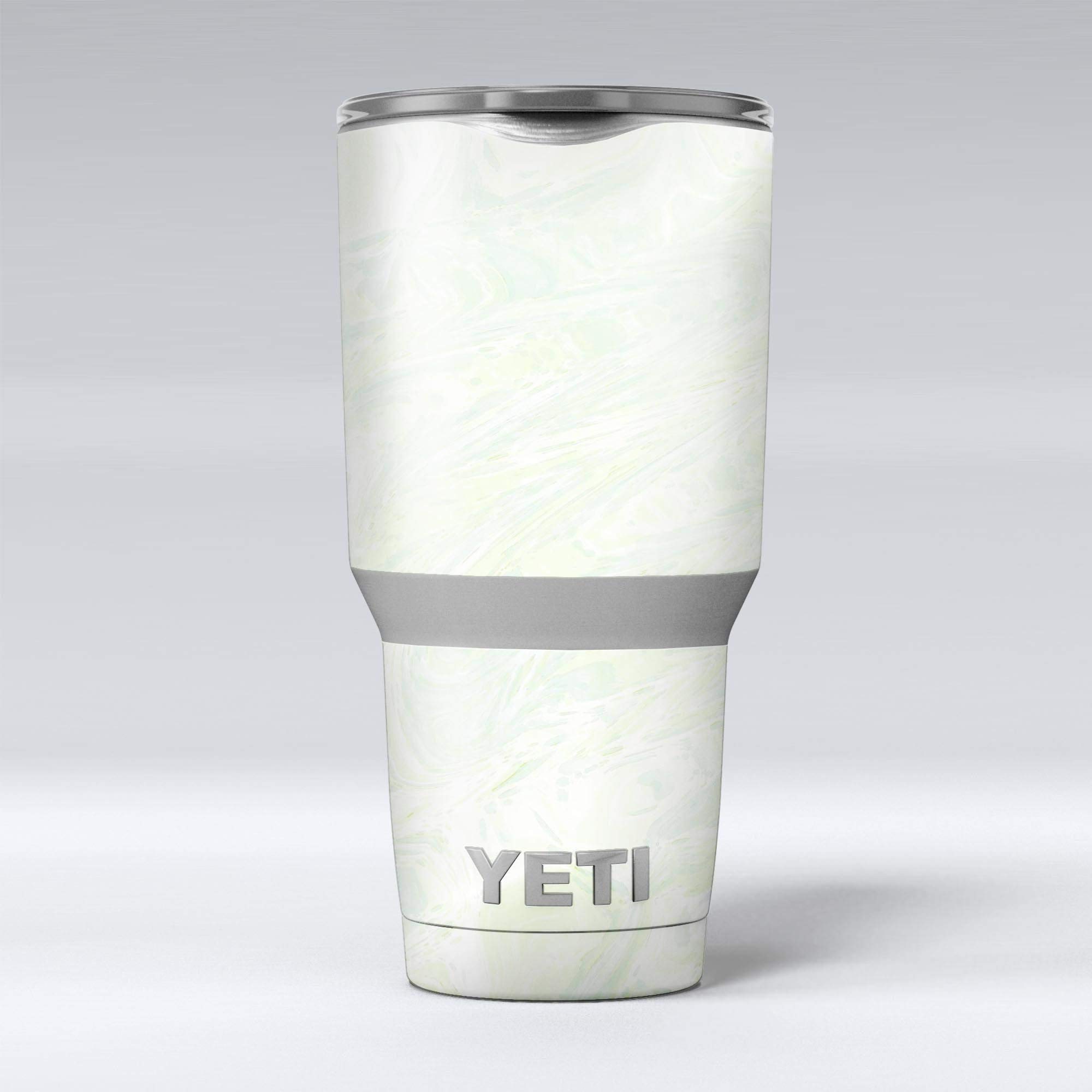 Design Skinz Green Slate Marble Surface V44 - Skin Decal Vinyl Wrap Kit Compatible with The Yeti Rambler Cooler Tumbler Cups