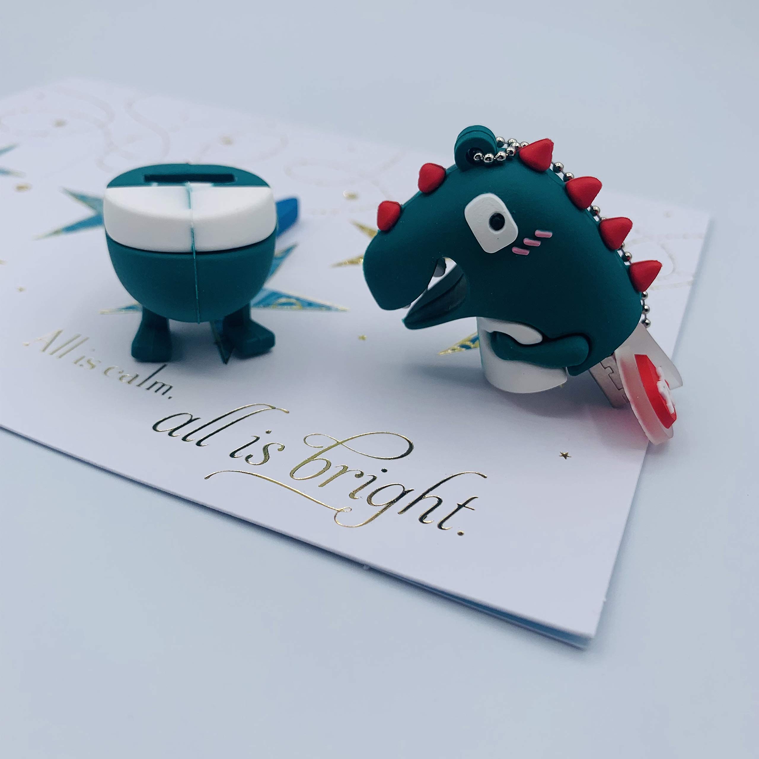 Novelty Flash Drive for Photos - Dino Thumb Drive - 16GB Flash Drive - Dinosaur USB (Dino)