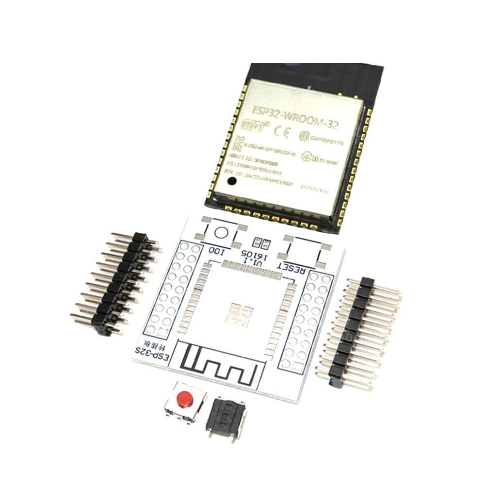 1Set ESP32 ESP-WROOM-32 IoT WiFi WLAN BLE Module+ESP-32S Adapter Board