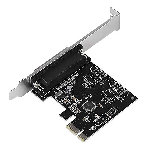 Printer Card Adapter DB25 - PCIE to Parallel Port Card Print Port LPT PCI-E LPT Printer Card Adapter DB25