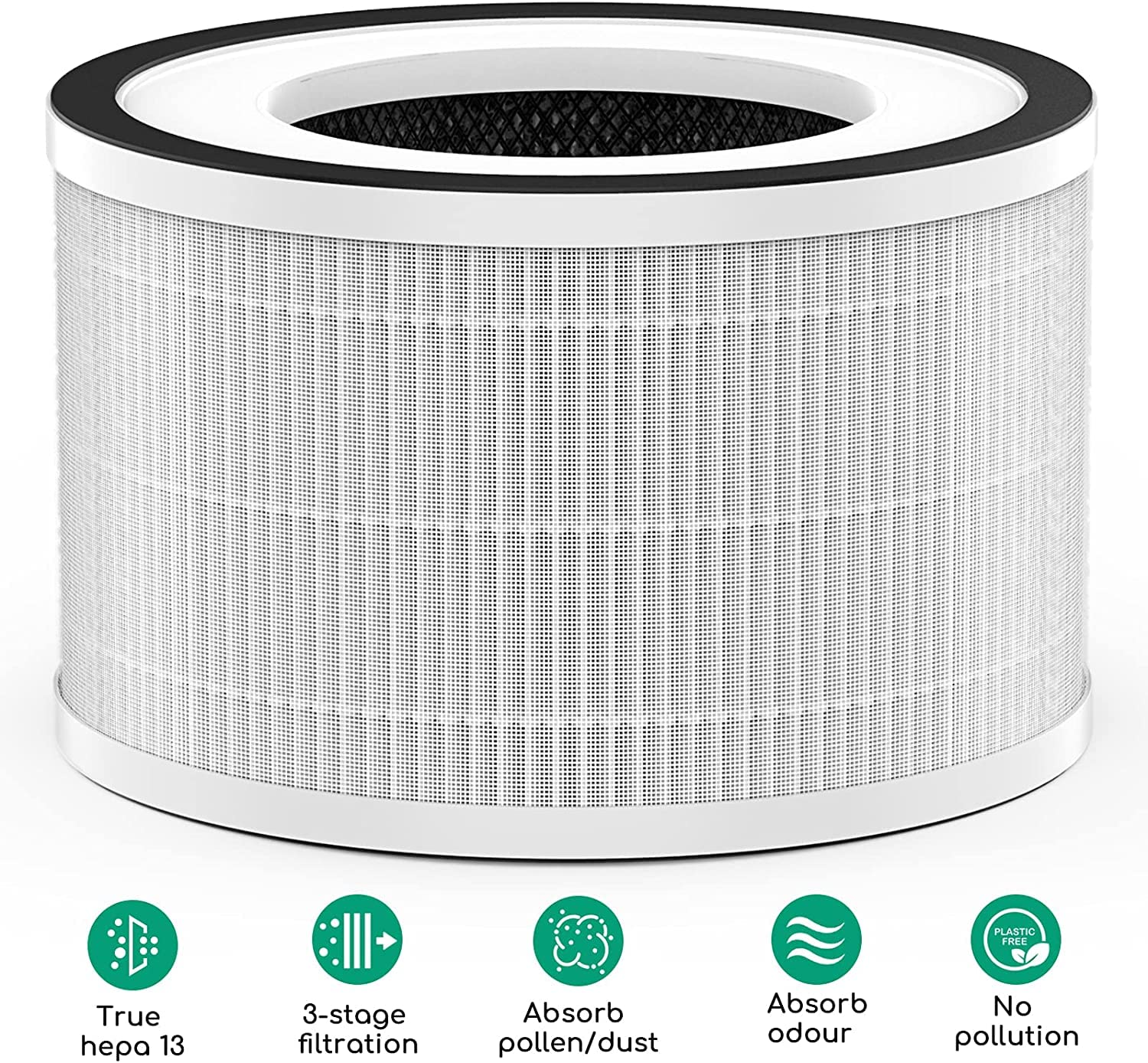 Afloia HEPA Air Purifier Original Replacement Filter + 20 PCS Sponges for Fillo With Fragrance B09M799DT4/B09M78CZYX
