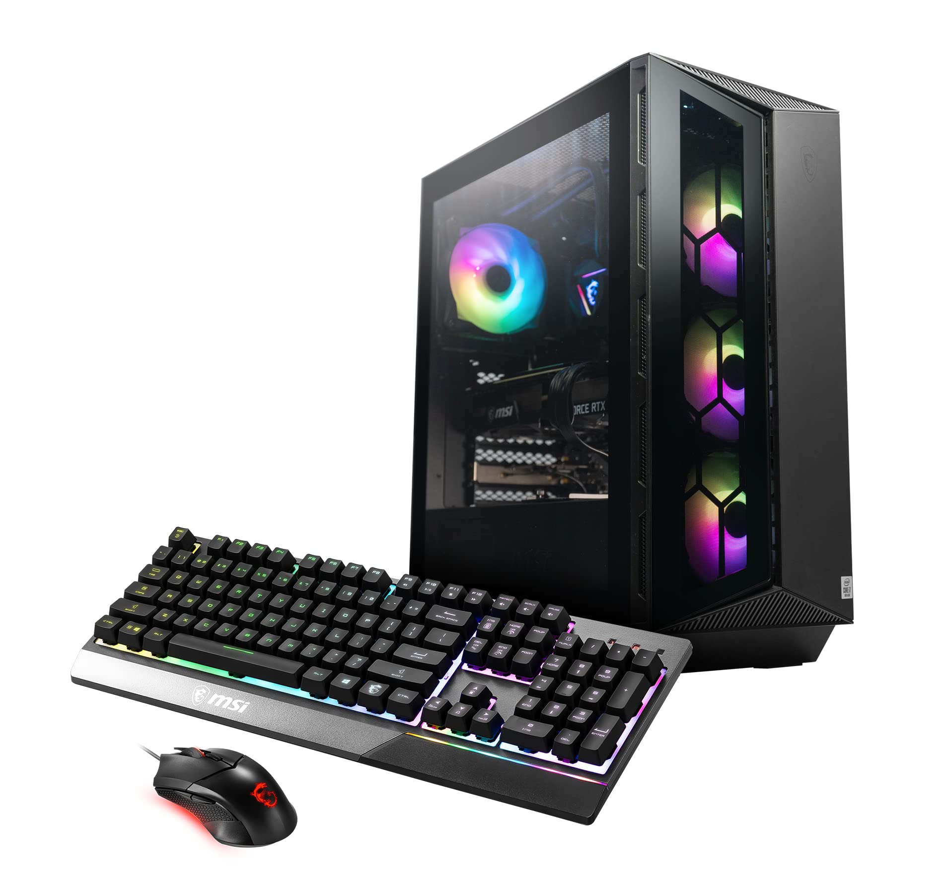 2022 MSI Aegis ZS 5TC-428US (AMD Ryzen 7 5700G, 32GB RAM, 1TB NVMe SSD + 1TB HDD, RTX 3060 8GB, Windows 11) Gaming Desktop PC