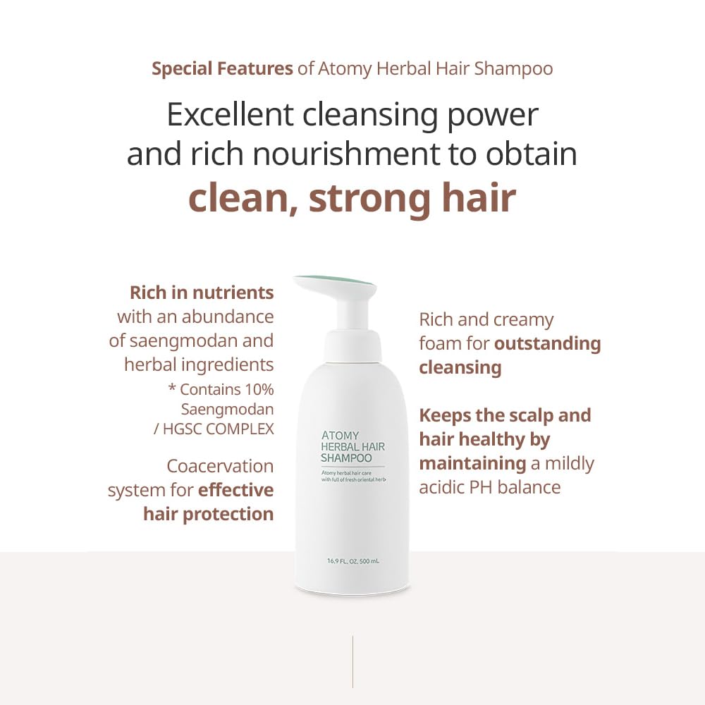 Atomy Herbal Hair Shampoo 500 Ml