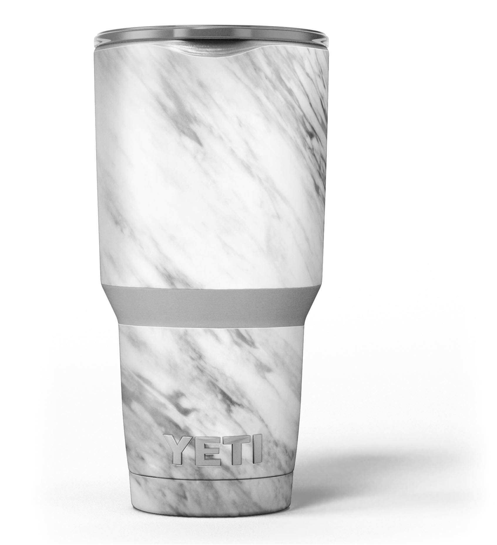 Design Skinz Slate Marble Surface V10 - Skin Decal Vinyl Wrap Kit Compatible with The Yeti Rambler Cooler Tumbler Cups