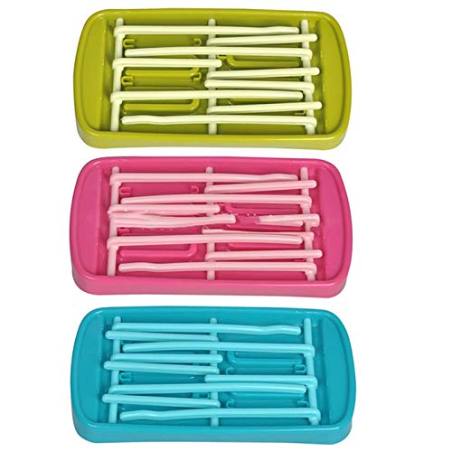 Bottle Dry Rack Baby Bottle Drain Drying Racks Blue Pink Baby Bottle Cleaning Dryer Drainer Storage Drying Rack (Hot Pink)