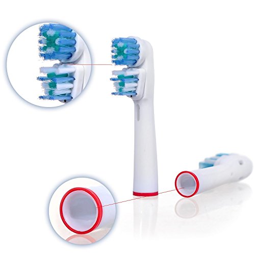 Double Clean Brush Heads, Compatible with Braun Oral-B Dual Clean Electric Toothbrush - Pack of 20