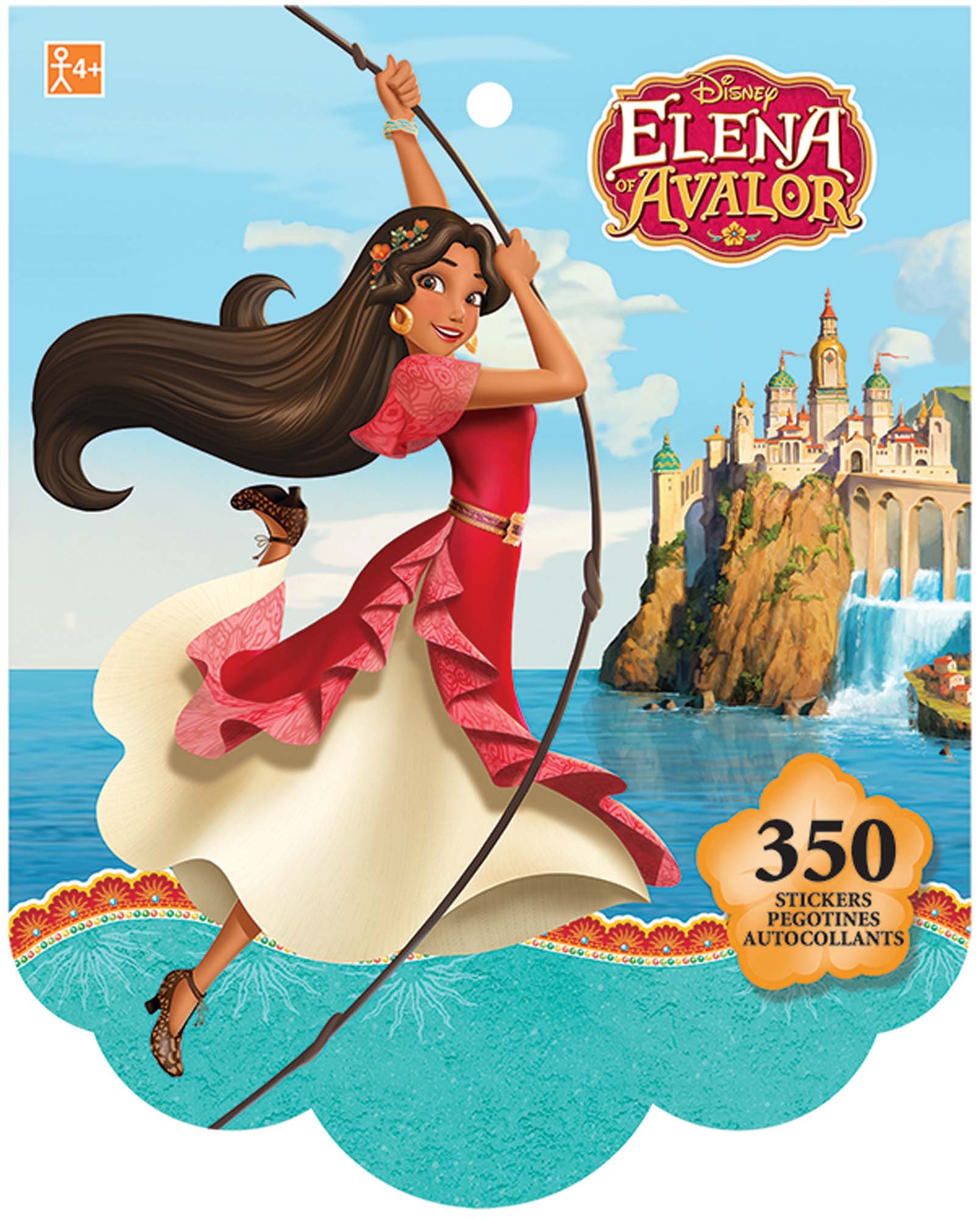 Amscan Disney Elena of Avalor Sticker Book, Party Favor, Multi- Colored, 350 Count