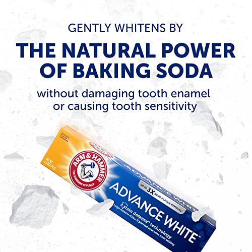 Arm & Hammer Advance White Extreme Whitening Toothpaste - 6 Oz (170 g) Pack of 4