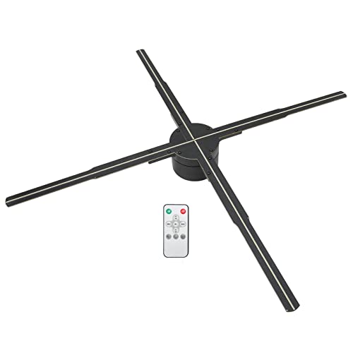 3D Holographic Advertising Machine Holographic Projector Fan 100-240V High Resolution For Shop For Windows For Hospital For Bar For IOS (US Plug)