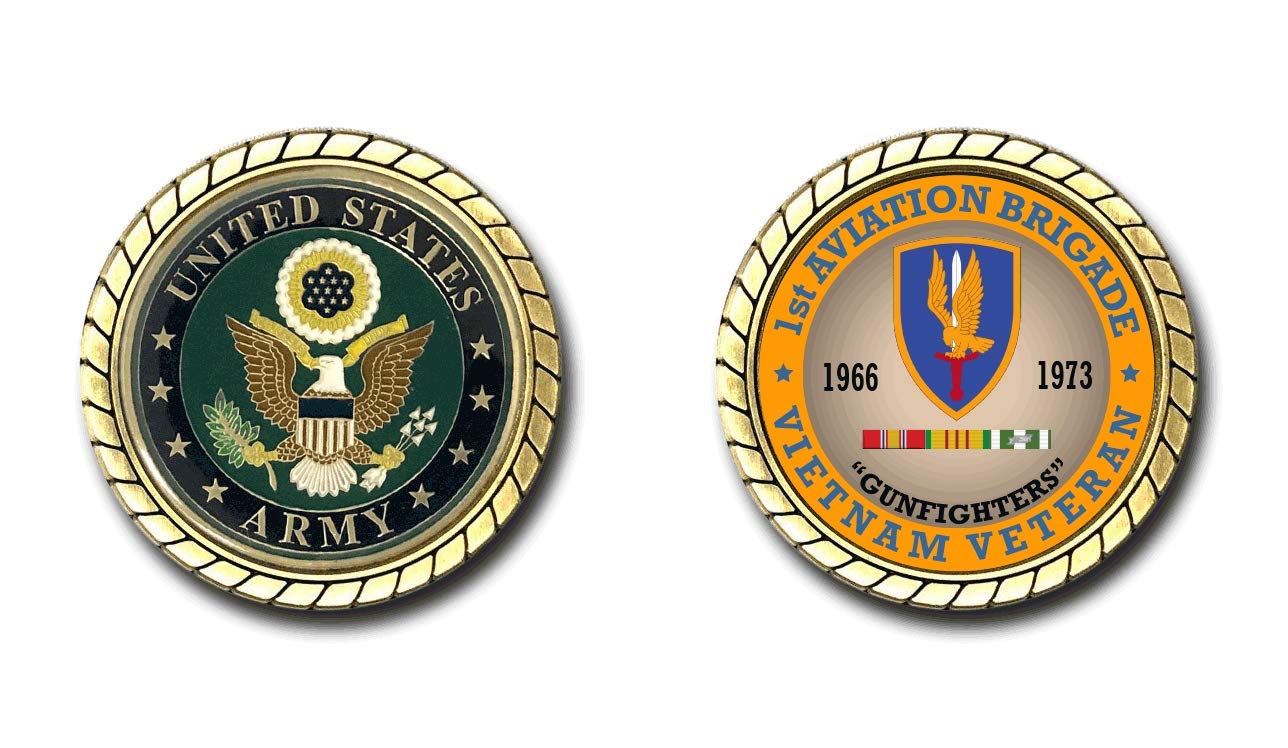 1st Aviation Brigade Vietnam Veteran Challenge Coin - Officially Licensed