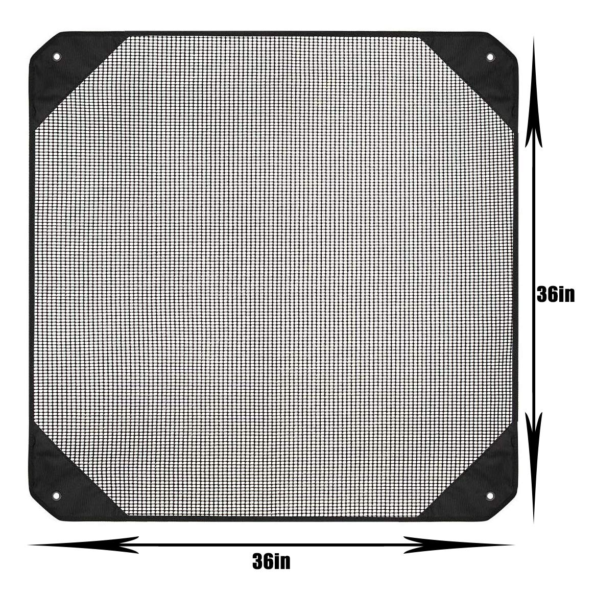 Air Conditioner Leaf Guard Central Air Conditioner Cover Keeps Out Leaves Cottonwood and Debris-Black