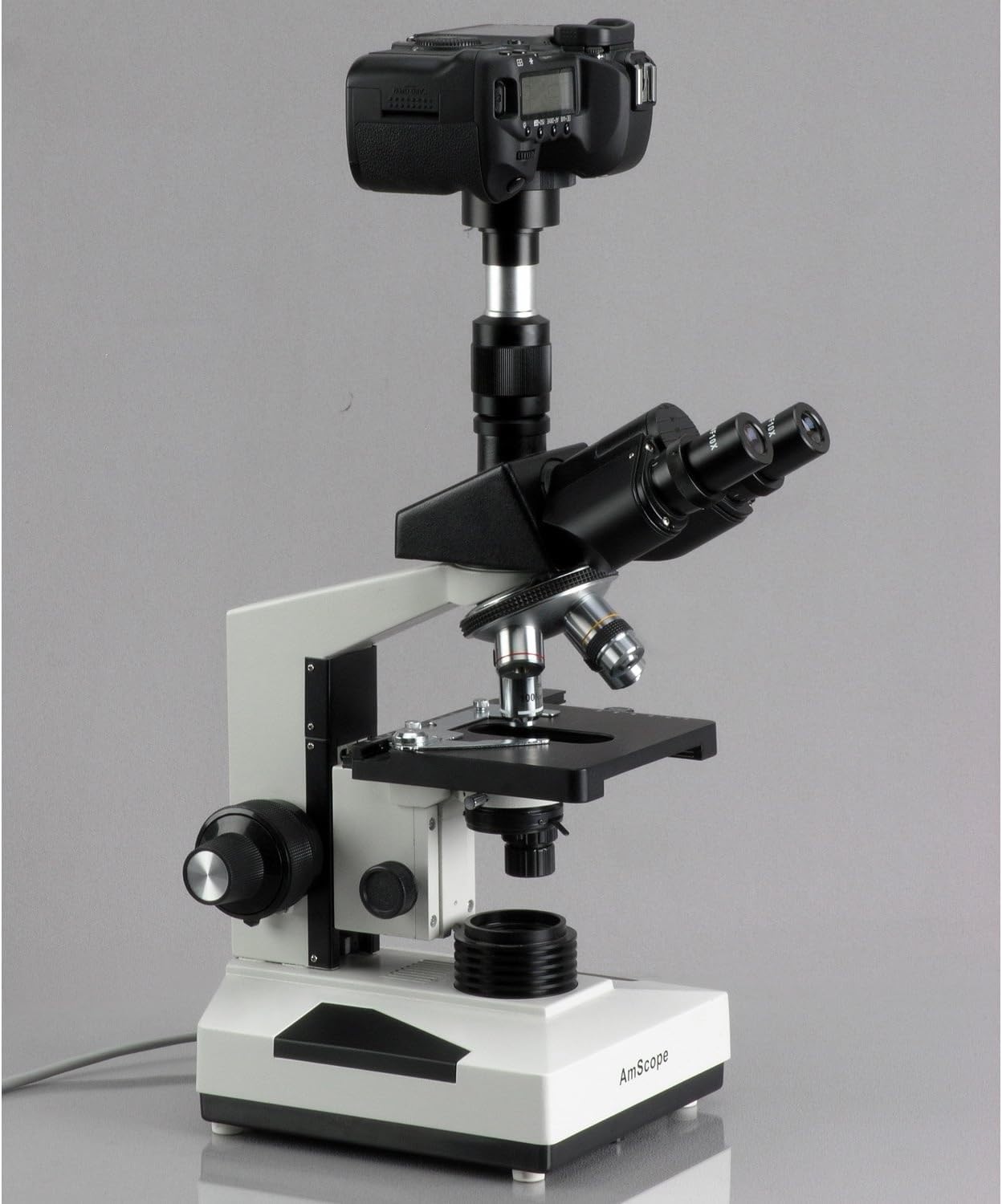 AmScope CA-CAN-SLR-III NEW Canon SLR / D-SLR Camera Adapter for Microscopes - Microscope Adapter