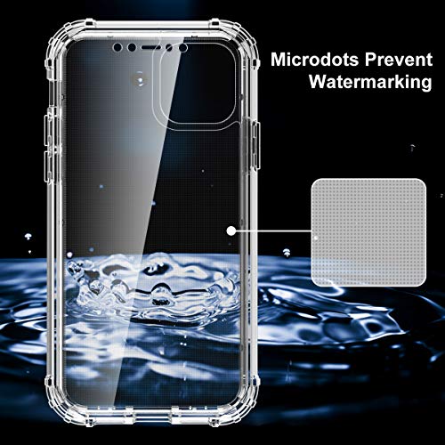 BAISRKE Case Cover for iPhone 11 Pro Max,[Built in Screen Protector] Dual Layer Full Body Shockproof High Impact Protective Phone Case Cover for iPhone 11 Pro Max 6.5 inch - Clear