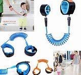 Anti Lost Wrist Link,Hholding 2 Pack Safety Anti Lost Wristband for Toddlers,Baby and Child Soft Leash Walking Hand Belt (Blue and Orange)