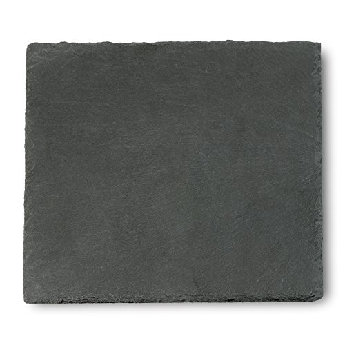 Aroma Bakeware Slate Cheese Board & Two Stainless Steel Knife Servers