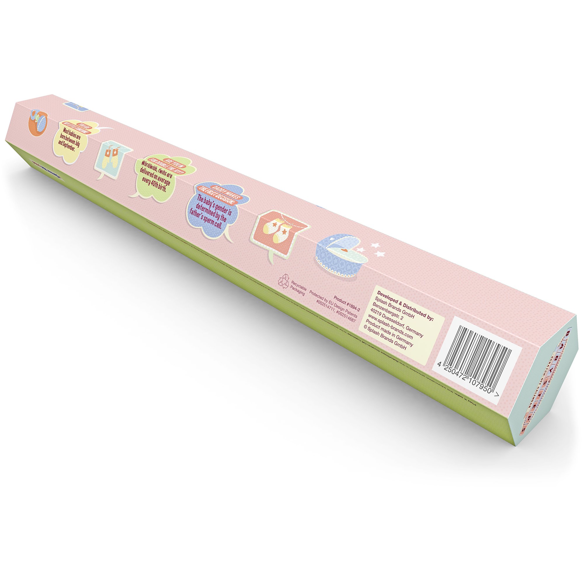 BabySteps Pregnancy Gift Scratch-Off Calendar - 236 Entertaining Facts & Tips