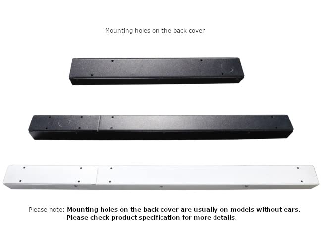 24β Hardwired Power Strip, 6 Vertical Outlets (NOT Tamper Resistant), NO Ears (Without mounting tabs), 15A (NOT a 20 Amp Unit), with USB, White