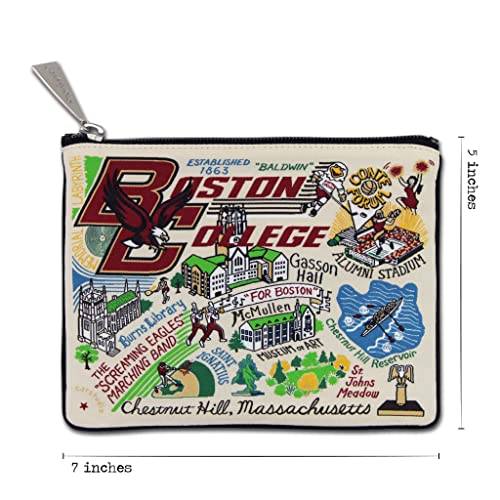 Catstudio Boston College Collegiate Zipper Pouch Purse | Holds Your Phone, Coins, Pencils, Makeup, Dog Treats, & Tech Tools